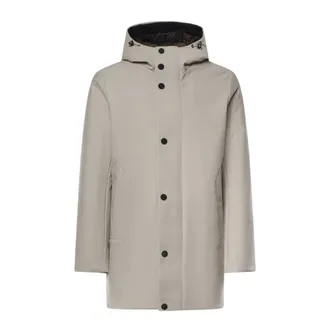 H&egrave;SKIMO Parka longue Frost - Homme - Vestes - Beige - Taille: L