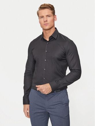 Calvin Klein Hemd K10K113182 Schwarz Slim Fit