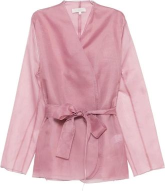 Antonelli Femme, Vestes, Rose, Taille: 40 FR Giacca nodo in vita