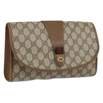 Gucci Pochette Vintage en Plastique Pre-owned - Femme - Pre-owned - Beige - Taille: ONE Size