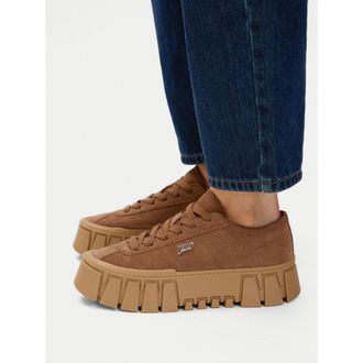 Tommy Jeans Sneakers Tommy Jeans Platform Sneaker EN0EN03132 Braun