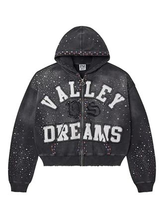 Vale classico zip-up hoodie - Grau