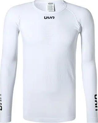 UYN Herren Longsleeve weiß Mikrofaser/Funktion unifarben
