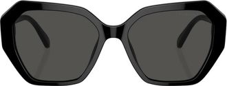 Swarovski Lunettes de soleil irr&eacute;guli&egrave;res - Femme - Accessoires - Noir - Taille: 56 MM
