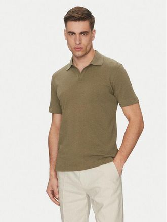 Marc O'Polo Poloshirt M23 2091 53026 Khakifarben Regular Fit