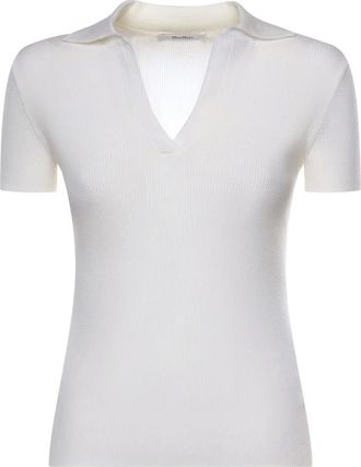 Max Mara Femme, Tops, Blanc, Taille: 42 FR T-Chemises