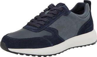 Geox Homme U Volpiano A Basket, Bleu Marine, 43 EU