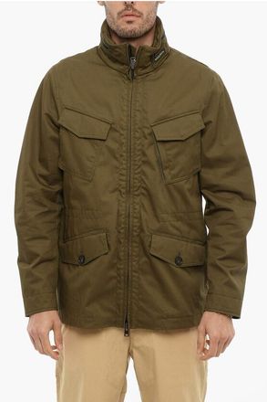 Woolrich Cotton Utility Jacket with Removable Hood size S