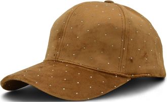styleBREAKER Cap Samt Baseball Cap mit Strass
