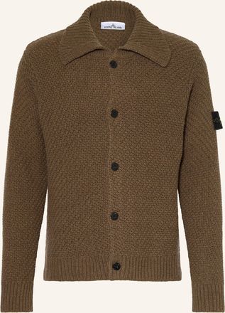 Stone Island Strickjacke braun