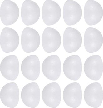 Artibetter SEWACC 30 STK halbes Handwerk halbrunde Schaumstoffkugel Schaumkugeln basteln Bastelmaterial Write Hochzeitsdekoration Hochzeitsbedarf Ball-Modell Hal