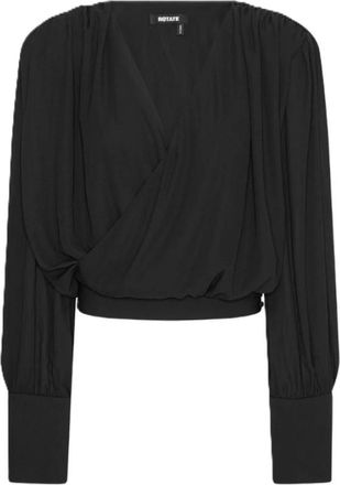 Rotate Rotate Birger Christensen, Femme, Blouses et Chemises, Noir, Taille: 34 FR Bluse Rotate