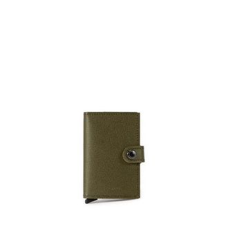 Secrid Mini porte-cartes en cuir grain&eacute; m&eacute;lang&eacute;