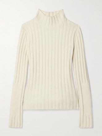 Proenza Schouler Pull &Agrave; Col Montant En Laine M&eacute;lang&eacute;e C&ocirc;tel&eacute;e Haven - Blanc