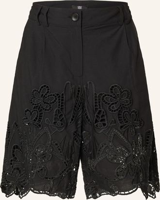 Riani Riani Bermudas Mit Lochspitze schwarz