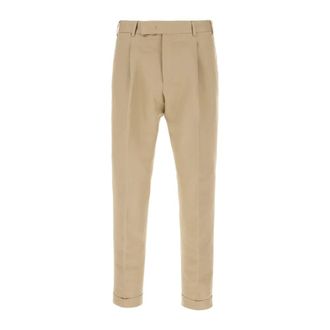 Pantaloni Torino Homme, Pantalons, Beige, Taille: XL Slim-fit Pantalons