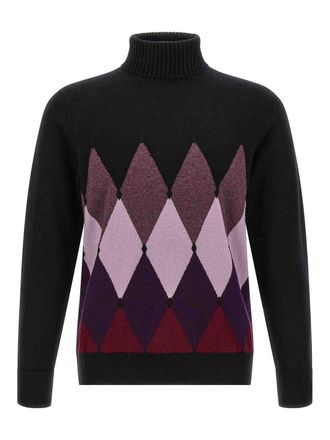 Ballantyne Pull Col Rond - Noir