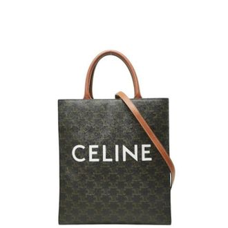 Celine Pre-owned Vintage Canvas Tote Bag - Femme - Pre-owned - Brun - Taille: ONE Size