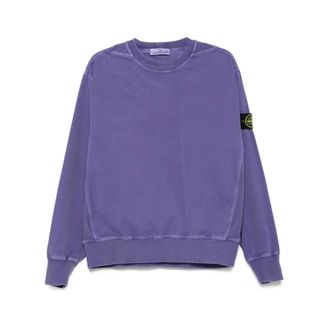Stone Island Homme, Sweatshirts et sweats &agrave; capuche, Violet, Taille: XL Crewneck