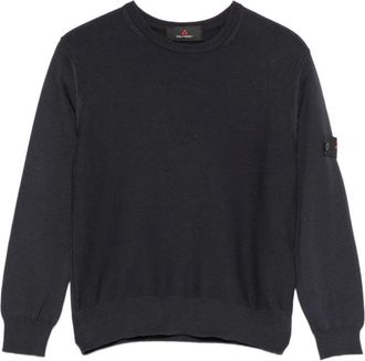 Peuterey Homme, Sweatshirts et sweats &agrave; capuche, Bleu, Taille: S Ganna 01 Cotton Knit Sweater