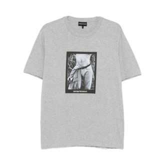 Emporio Armani Homme, Tops, Gris, Taille: 2XL T-shirts et Polos Grey Emporio Armani Capsule