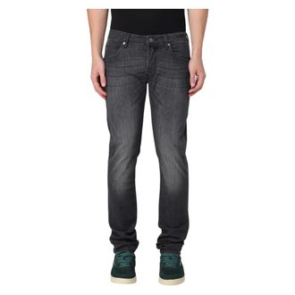 Incotex Homme, Jeans, Bleu, Taille: W31 Jean Droit Délavé en Denim
