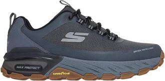 Skechers Max Protect Promote Track, Chaussures de plein air pour homme Water Repellent, Charbon, 42.5 EU