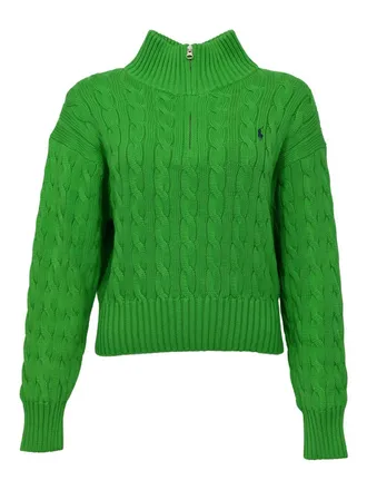 Polo Ralph Lauren Pull Col Rond - Vert