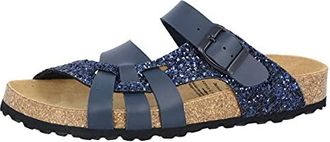 Lico Mules Bioline Gleam pour femme, Marine, 38 EU