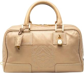 Loewe Pre-owned Amazona 28 - Femme - Pre-owned - Beige - Taille: ONE Size