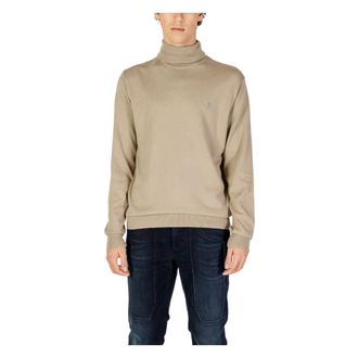 U.S.Polo Association U.s. Polo Assn. - Pull Col Roul&eacute; - Homme - Pulls - Beige - Taille: M