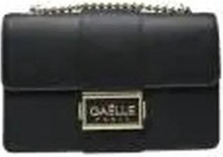 Ga&euml;lle Paris Logo dor&eacute; du sac &agrave; bandouli&egrave;re noir Ga&euml;lle Paris