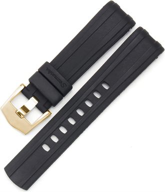 Generic LXGGUC Uhrenarmband für Omega 007 Planet Ocean AT150 Dornschließe Silikonarmband Zubehör Gummiarmband