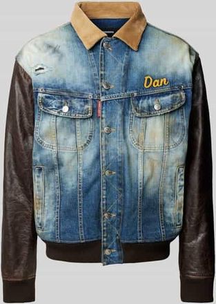Dsquared2 Jeansjacke aus reiner Baumwolle