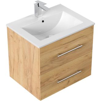 Magnolia Home Badm&ouml;bel Firenze 60 SoftClose eiche gold