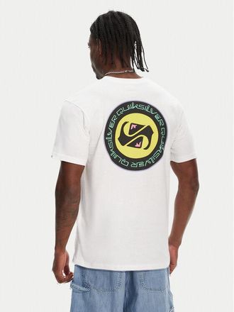 Quiksilver T-Shirt Circle Back Ss EQYZT08054 Wei&szlig;