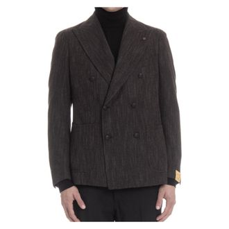 Tagliatore Double-Breasted Jacket - - Jackets - Herren - Braun - M