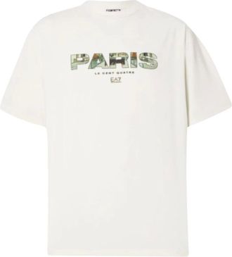 Emporio Armani Emporio Armani Ea7, Homme, Tops, Blanc, Taille: XL T-shirts &agrave; Manches Courtes