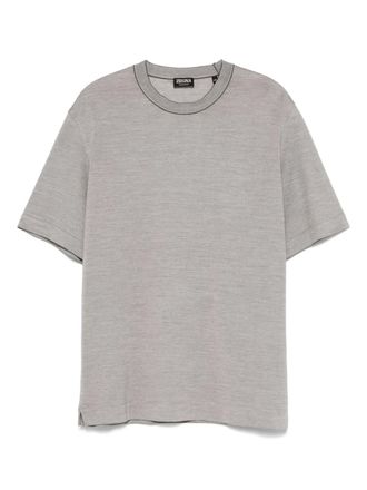 Ermenegildo Zegna t-shirt à col rond - Gris