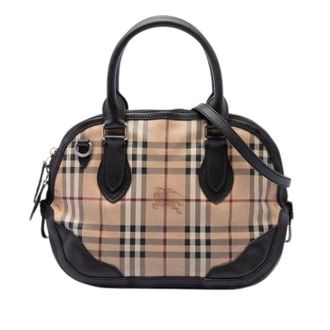 Burberry Pre-owned Haymarket Check Satchel - Femme - Pre-owned - Beige - Taille: ONE Size