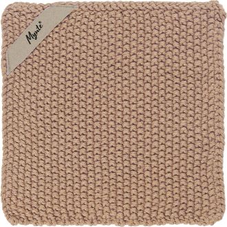 Ib Laursen Topf Lappen Mynte Faded Rose gestrickt aus Baumwolle von IB Laursen