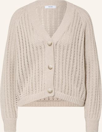 Reiss Reiss Strickjacke Constance Mit Leinen beige