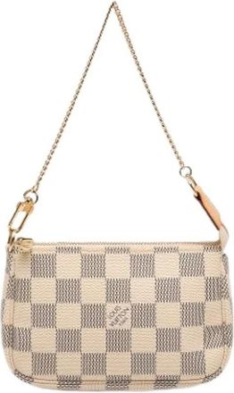 Louis Vuitton Mini Pochette Accessoires Pre-owned - Femme - Pre-owned - Blanc - Taille: ONE Size