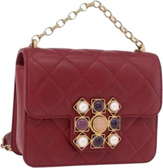 Chanel Pre-owned Sac bandouli&egrave;re vintage - Femme - Pre-owned - Rouge - Taille: ONE Size
