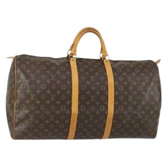 Louis Vuitton Sac Week-end en Toile Pre-owned - Femme - Pre-owned - Brun - Taille: ONE Size