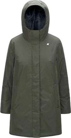 K-Way Femme, Manteaux, Vert, Taille: 44 FR Sophie Soft Touch Marmotta Jacket