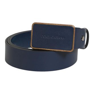 Dolce & Gabbana unisex, Accessoires, Bleu, Taille: ONE Size Ceinture Classique