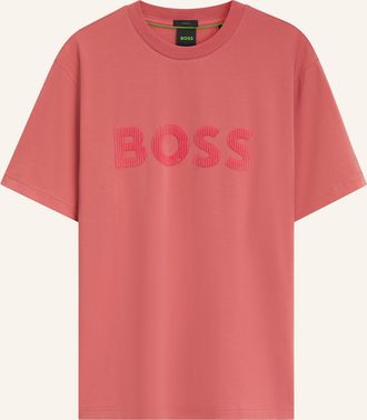 HUGO BOSS T-Shirt Ts_Cord Logo Regular Fit pink