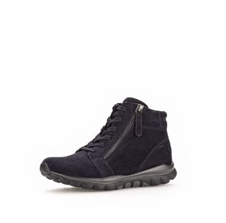 Gabor Damen Schn&uuml;rstiefeletten, Frauen Stiefeletten,Wechselfu&szlig;bett,uebergangsstiefel,schn&uuml;rboots,Winterschuhe,warm,Ocean (Mel.),38.5 EU / 5.5 UK