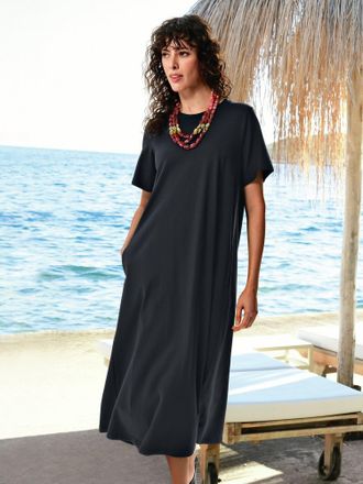 Peter Hahn Jersey-Kleid Isa Green Cotton schwarz